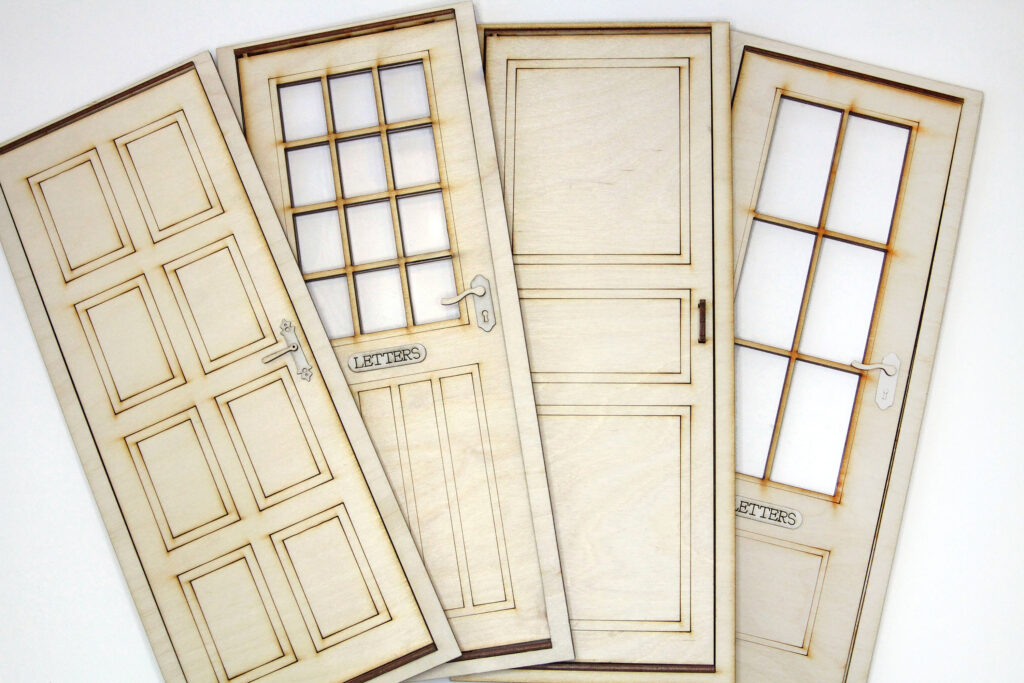 1 6 Doll Roombox Doors Barbie Dollhouse Doors 1 6 Scale Etsy ...